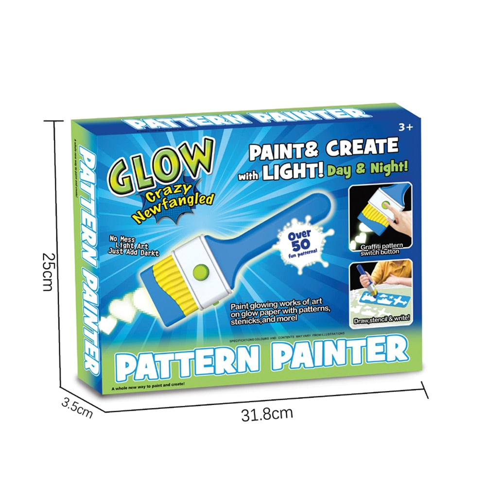Luminous Electronic Kids Painting Brush |Reusable Kids Painting Brush ...