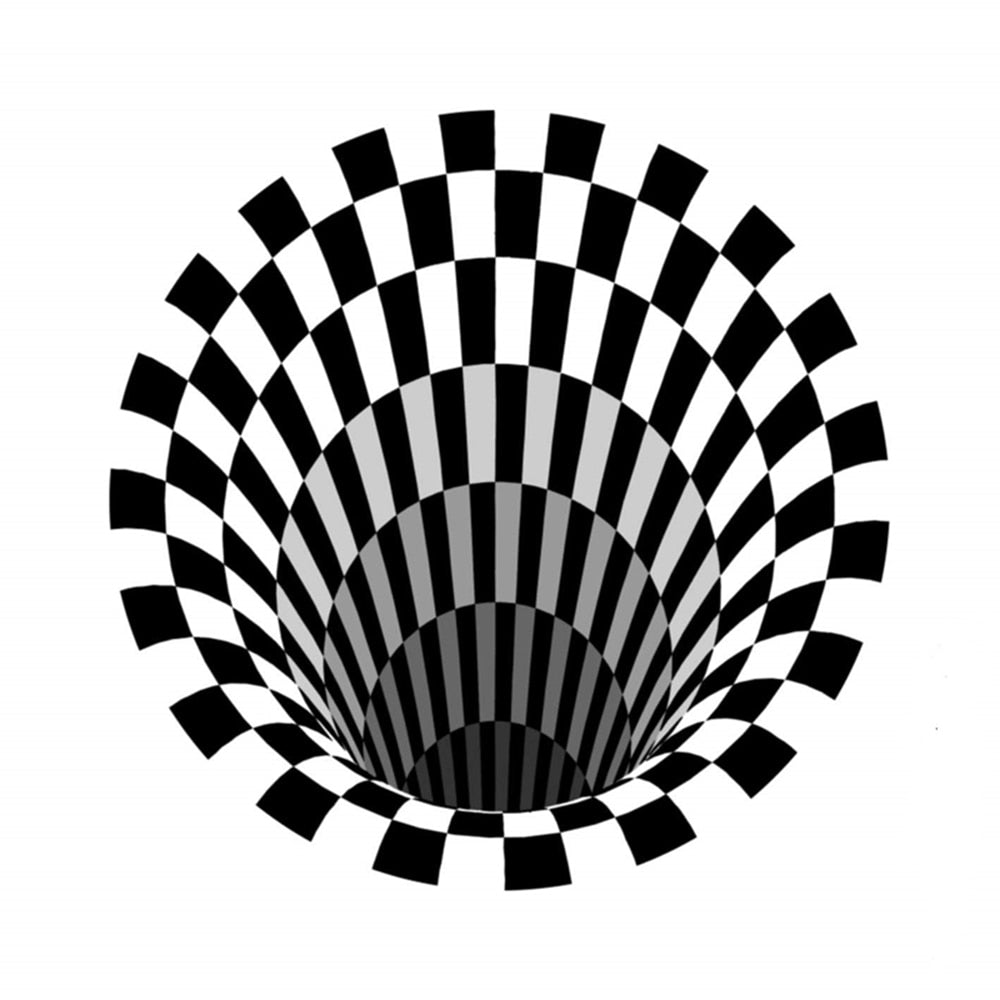 3D Vortex Illusion Rug – kitchoria Eco Shop